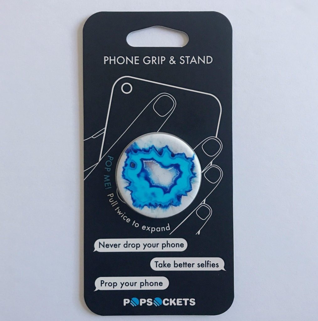 Ice Blue Agate Popsocket - Aftec Chile